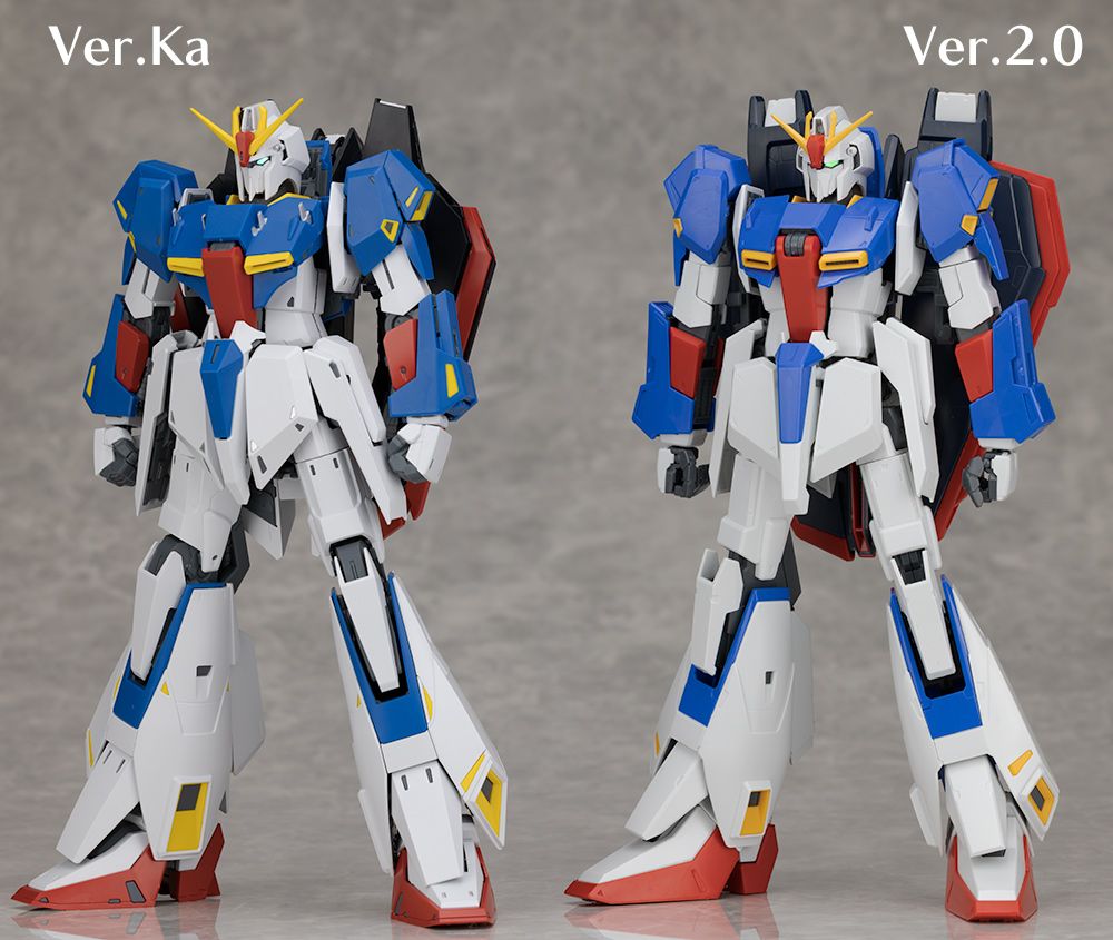 【ガンプラ MG】ΖガンダムのverKaと2.0だったらどっちが好みなの？